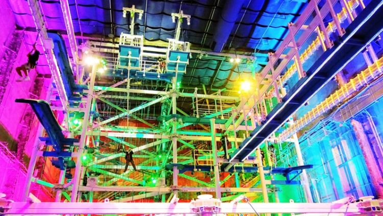 The World’s Largest Indoor Ropes Course is Inside a New Haven Furniture ...