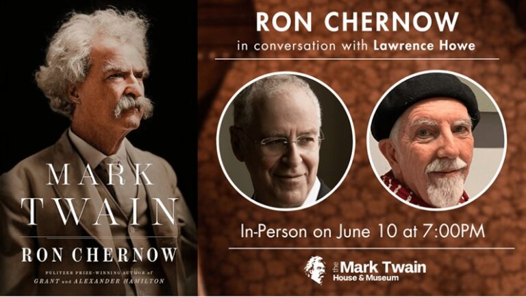Mark Twain with Ron Chernow at Mark Twain House Museum ...